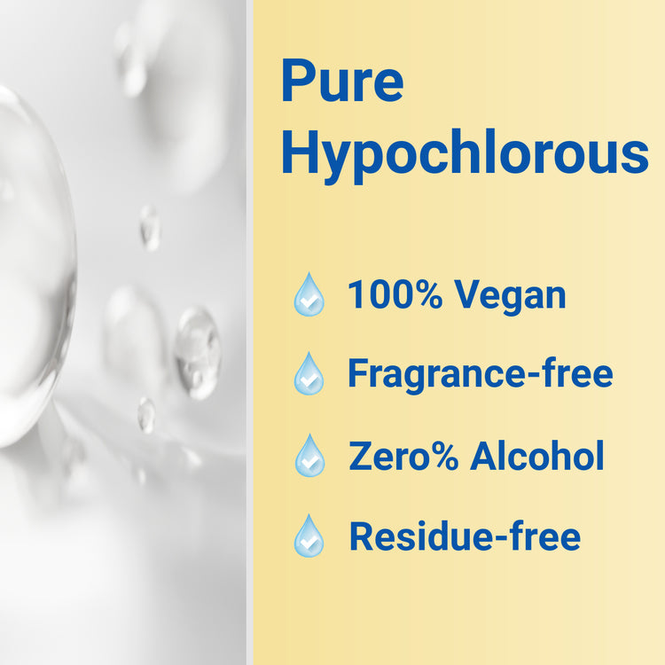 SkinSmart Hypochlorous Acid Facial Cleanser for Viruses & Bacteria ...